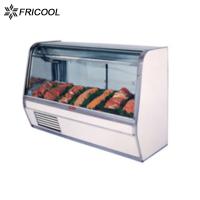China R290 Refrigerant Meat Display Cooler 500L Butcher Display Fridge 115V 60HZ for sale