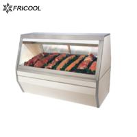 China R290 Refrigerant Meat Display Cooler 500L Butcher Display Fridge 115V 60HZ for sale