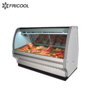 China R290 Refrigerant Meat Display Cooler 500L Butcher Display Fridge 115V 60HZ for sale