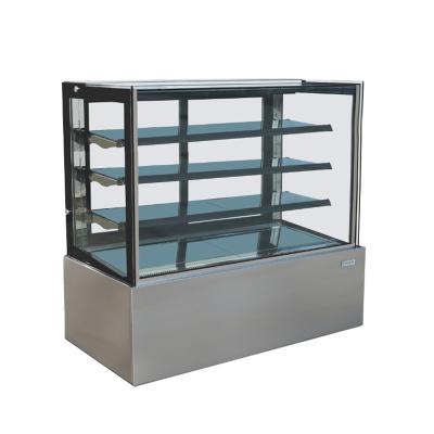 China Japanese Style Ventilated Refrigerated Bakery Display Case Pastry Showcase 185Kg for sale