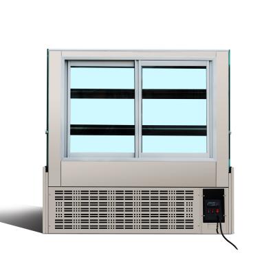 China Cake display case pastry showcase glass door fridge for bakery shop with CE/ETL for sale
