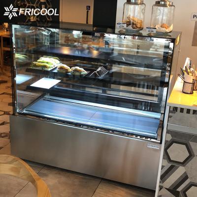 China Refrigeration equipment cake showcase pastry display cooler with CE/ETL for sale