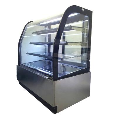 China New design  marble base pastry display showcase for bakery shop with CE/ETL for sale
