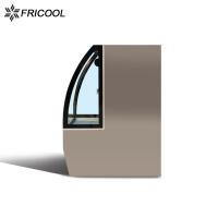 China 22 Cu.Ft R134a Curved Glass Refrigerated Deli Case Fridge For Bakery Shop for sale