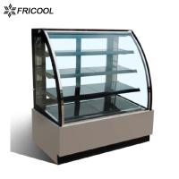 China Bakery shop refrigeration equipment double layers cake showcase with CE/ETL for sale