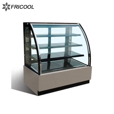 China Stainless Steel 304 Refrigerated Deli Case Bakery Display 400L for sale