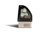 China 3.3CU.FT Countertop Refrigerated Deli Case Triple Glazed for sale