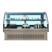 China 3.3CU.FT Countertop Refrigerated Deli Case Triple Glazed for sale