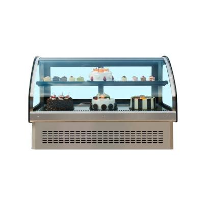 China LED Glass Countertop Refrigerated Bakery Display Case With CE ETL for sale