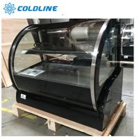China 300L Refrigerated Deli Case 110V 60HZ Curved Display Fridge for sale