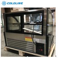 China 300L Refrigerated Deli Case 110V 60HZ Curved Display Fridge for sale