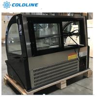 China 300L Refrigerated Deli Case 110V 60HZ Curved Display Fridge for sale