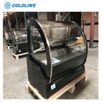 China 300L Refrigerated Deli Case 110V 60HZ Curved Display Fridge for sale