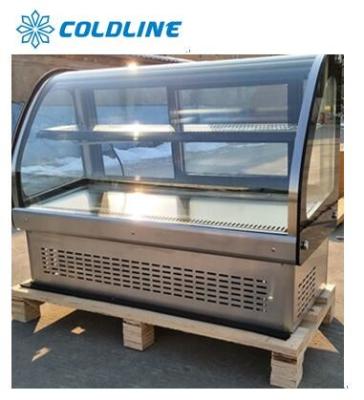China 3.3CU.FT Glass Refrigerated Bakery Display Case For Bakery Shop for sale