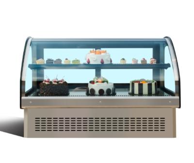China Refrigerated Countertop Dual Access Display Case for Bakery for sale
