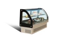 China Refrigerated Countertop Dual Access Display Case for Bakery for sale