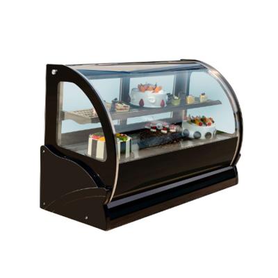China pastry vitrine refrigerator countertop refrigerated display case with CE/ETL for sale