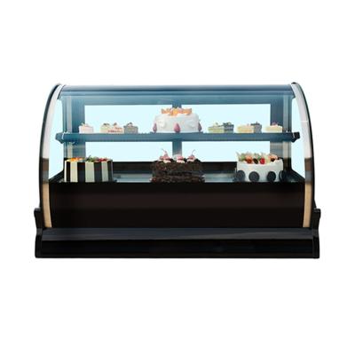 China R134a Dual Curved Glass Refrigerated Bakery Display Case 4.2AMPS for sale