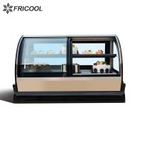 China front curved doors Bakery display cabinet pastry showcase with CE/ETL for sale