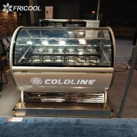 China Single Temperature 20 Trays Ice Cream Upright Display Freezer 1000L for sale