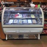 China Single Temperature 20 Trays Ice Cream Upright Display Freezer 1000L for sale