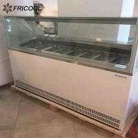 China 500L Commercial Gelato Ice Cream Display Freezer 220V 50HZ for sale