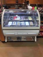 China CFC Free Sliding Door Ice Cream Display Freezer 16 Pans for sale
