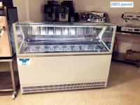 China Dixell Digital Control Commercial Ice Cream Display Freezer 12 Pans for sale