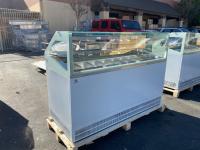 China 24 Gauge SS 304 Gelato Ice Cream Display Freezer 20 Pans for sale