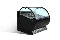 China 12 Pan Ice Cream Display Freezer Case With LED Inside ETL NSF for sale