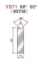 China High Precision YS71 Amada Press Brake Tooling V8 Bottom Die for sale