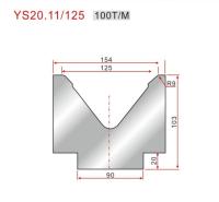 China YS20.11/125 Press Brake Die 125mm V Opening And 42Crmo Mould Material for sale