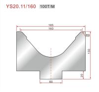 China YS20.11/160 88 Degree Amada Press Brake Die 160mm Press Brake V Die Opening for sale