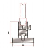 China Adjustment Press Brake Die Holder YS40.14 For Bending Machines for sale