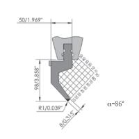 China Customizable Press Brake Punches Hydraulic Metal Bending Dies for sale