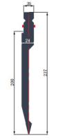 China WAL237.28.R1 European Type Brake Punch 28° Angle 42CrMo for sale
