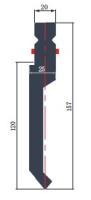 China LYNCCN WAL157.86.R1A European Hydraulic Press Brake Tooling Punch 86 Angle 42CrMo for sale