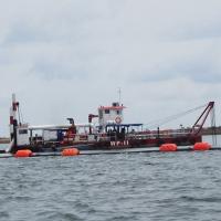China 18inch 2500m3 Desilting Machine River Dredger For Sale With Cutter Head for sale