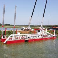 China Crown Like Cutter Head Sand Cutting Suction Dredger Ship Diesel Engine 600m3/H-1000m3/H for sale