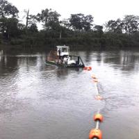China 100m3/H Cutter Head Small Dredging Equipment  For Pond Dredging Mini Suction Dredge for sale