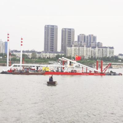 China 4000 Cubic Meters Per Hour Water Flow Suction Dredger Ship For Heavy Duty Dredging for sale