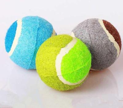 China Custom Logo 2.5 Inch Promotional Tennis Ball C Grade 50cm Rebound for sale