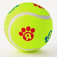 China Inflatable rubbber tennis ball for dog training for sale
