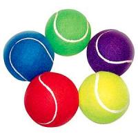 China Custom Logo 2.5 Inch Promotional Tennis Ball C Grade 50cm Rebound for sale