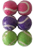 China 1.5 inch Mini Colored Pet Toy Tennis Ball with Custom Logo Printed for Dogs for sale