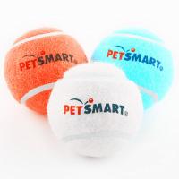 China 1.5 inch Mini Colored Pet Toy Tennis Ball with Custom Logo Printed for Dogs for sale