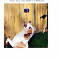 China 3inch pet toy tennis ball with custom logo printed for sale
