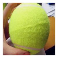 China Custom Logo 3 Inch Yellow Tennis Ball Promotional Gift 1000pcs MOQ for sale