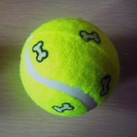 China 5 Inch Big Tennis Ball 220g Polyester Felt Waterproof Inflatable Bladder for sale