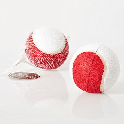 China Squeaky Ball Dog Toys Natural Rubber Pet Tennis Balls 2.5 Inch for sale